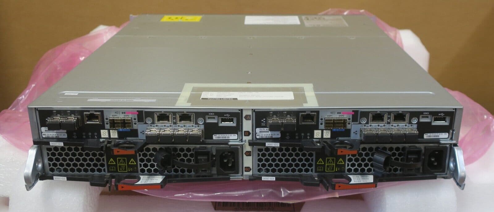 NEW Fujitsu Eternus AB5100 Base All-flash Array 128GB RAM 24-Bay 18x 7 ...