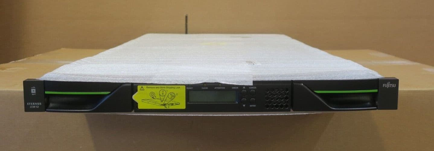 NEW Fujitsu Eternus LT20 S2 8-Slot Tape Library Auto Loader Fujitsu ...