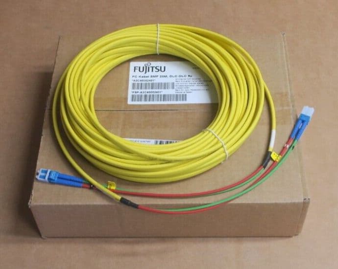 NEW Fujitsu FCKAB-SM-C20L 20M FC Cable SMF DLC-DLC Single-Mode M 9/125