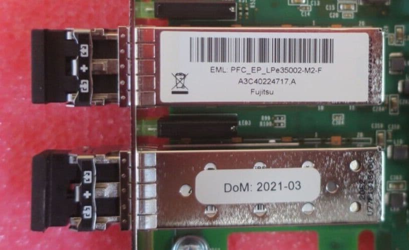NEW Fujitsu LPe35002 Dual Port 32Gb FC Host Bus Adapter HBA S26361 ...