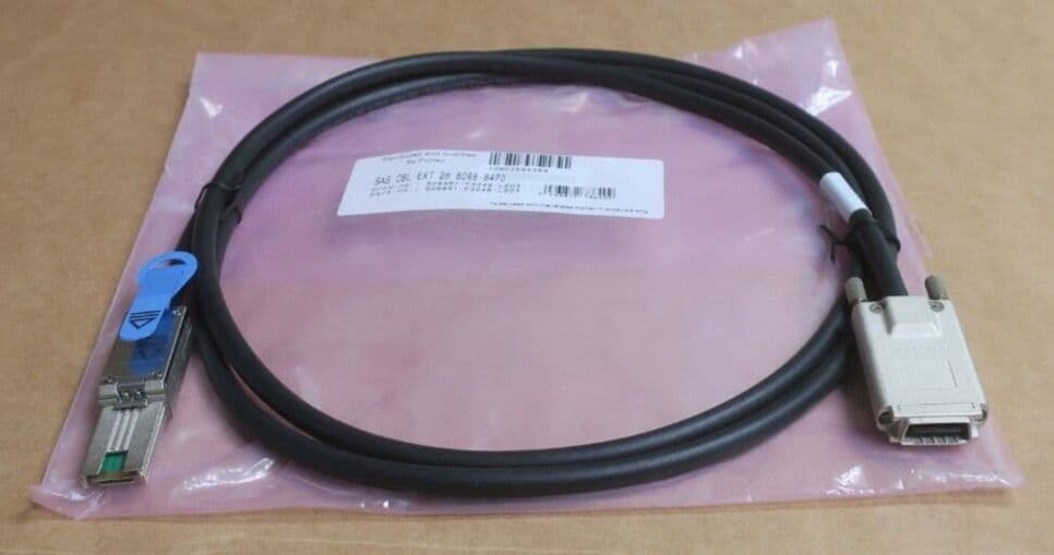 NEW Fujitsu Mini-SAS SFF-8088 to IB SFF-8470 EXT Cable 2Metre S26361 ...