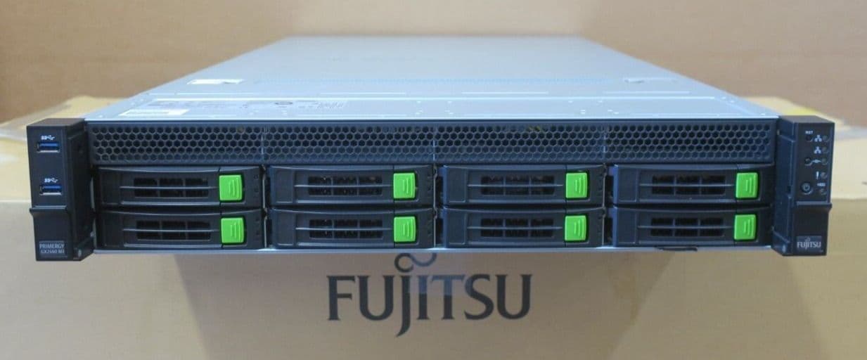 NEW Fujitsu Primergy GX2460 M1 2x AMD EPYC CPU 16-DIMM 8-Bay CTO 2U GPU ...