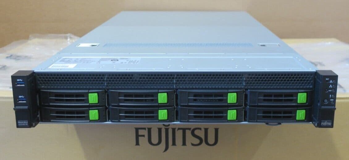 NEW Fujitsu Primergy GX2460 M1 2x AMD EPYC CPU 16-DIMM 8-Bay CTO 2U GPU ...