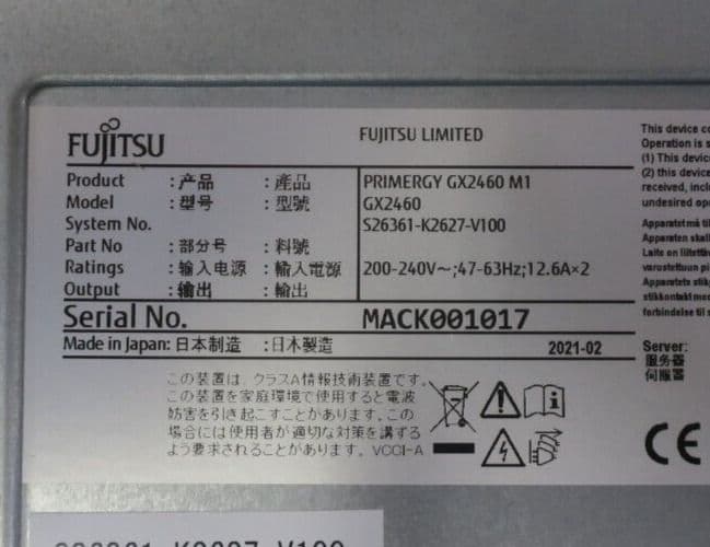 NEW Fujitsu Primergy GX2460 M1 2x AMD EPYC CPU 16-DIMM 8-Bay CTO 2U GPU ...