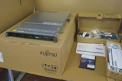 NEW Fujitsu Primergy RX200 S7 1U Server 2 x XEON E5-2609 2 4GHz 16G ...