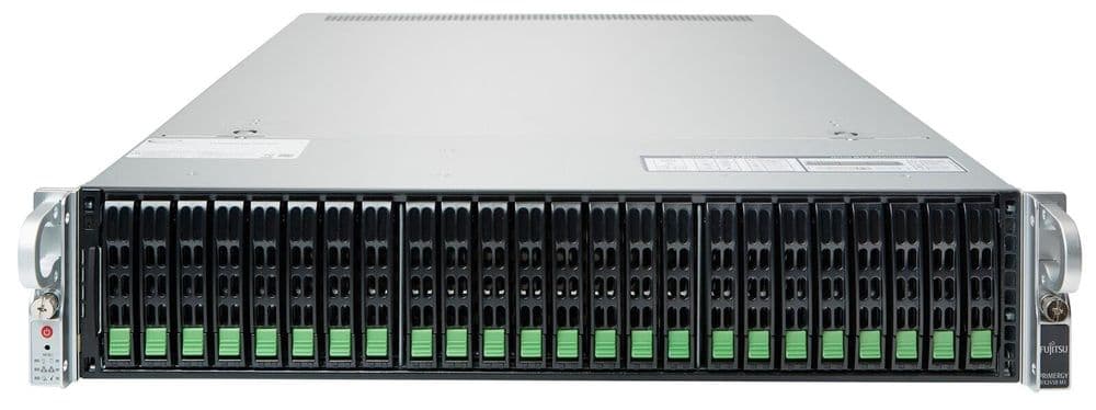 NEW Fujitsu Primergy RX2450 M1 24Core EPYC 7443 512GB RAM 2x 480GB SSD ...