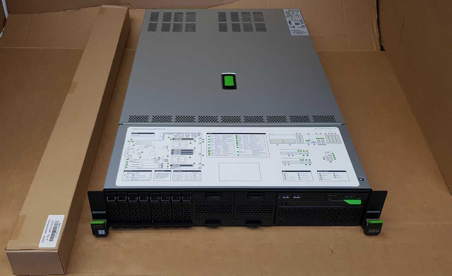 New Fujitsu Primergy RX2520 M5 8-Core Silver 4208 16GB Ram 8x 2 5" Bay ...