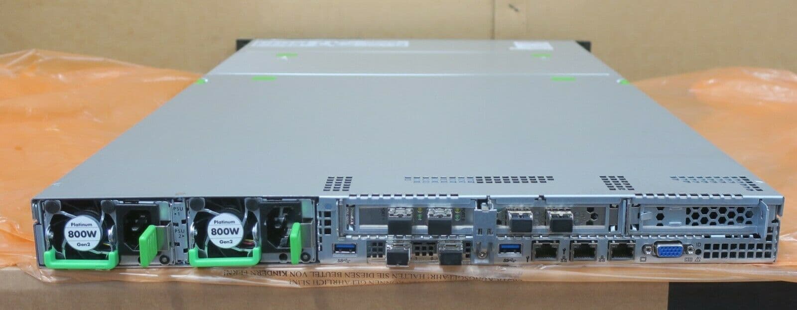 New Fujitsu Primergy RX2530 M5 2x 28C Gold 6238R 1536GB Ram 2x 240GB ...