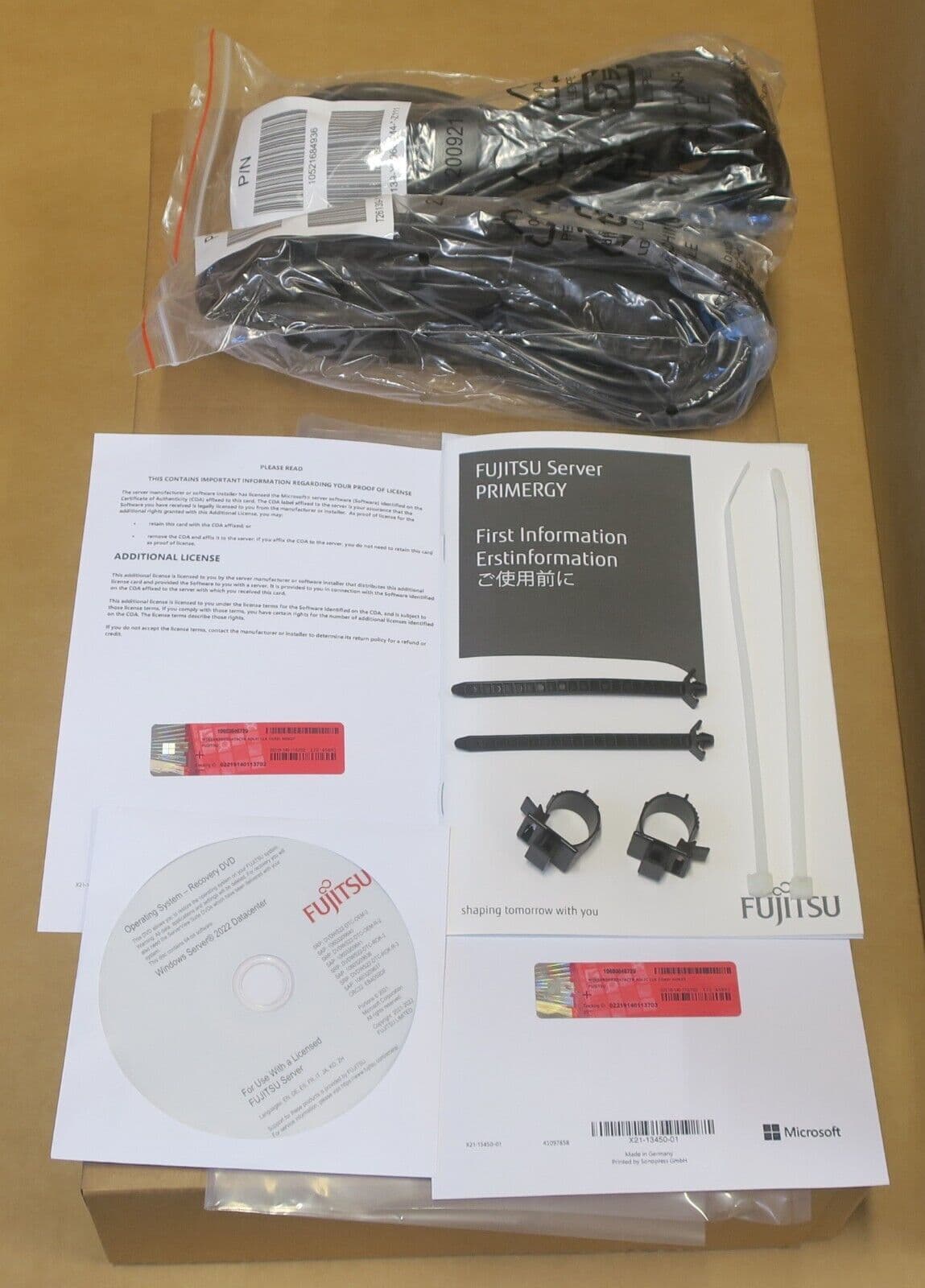 NEW Fujitsu Primergy RX2530 M6 Dual Scalable CPU 32-DIMM 10-Bay CTO 1U ...