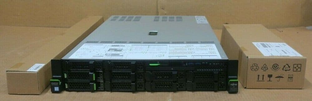NEW Fujitsu Primergy RX2540 M5 2x 6C Bronze 3204 32GB 2x 600GB 10K HDD ...