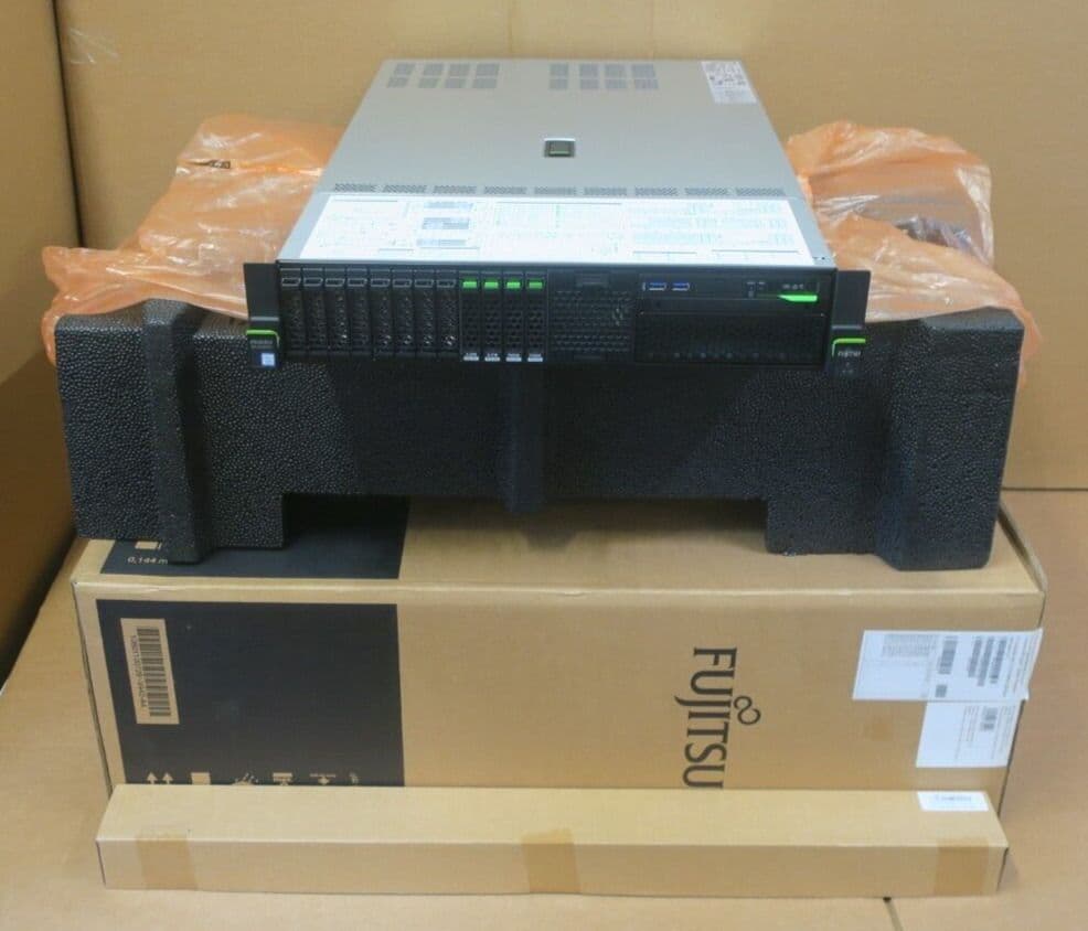 New Fujitsu Primergy RX2540 M5 6C Bronze 3204 64GB 2x 3 2TB 2x 750G ...