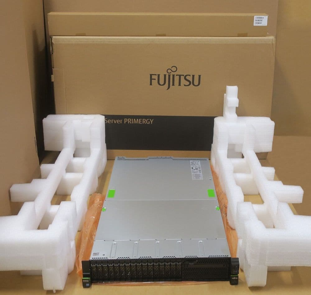 NEW Fujitsu Primergy RX2540 M6 16C Gold 6326 64GB RAM 16x 2 5" Bay ...