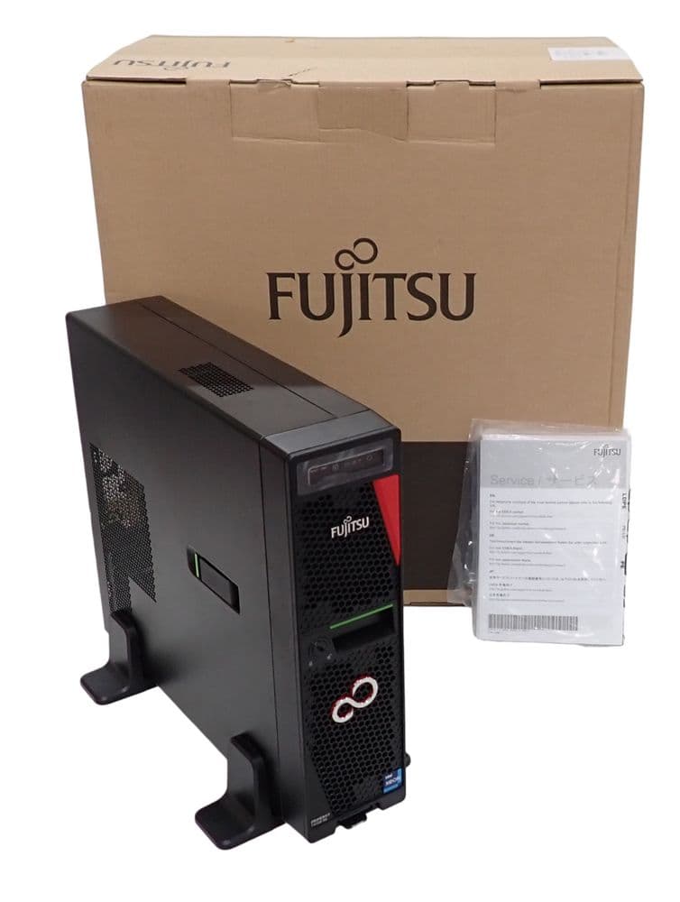 New Fujitsu Primergy TX1320 M6 Xeon 4C E-2434 3 4GHz 32GB DDR5 RAM 4SFF ...