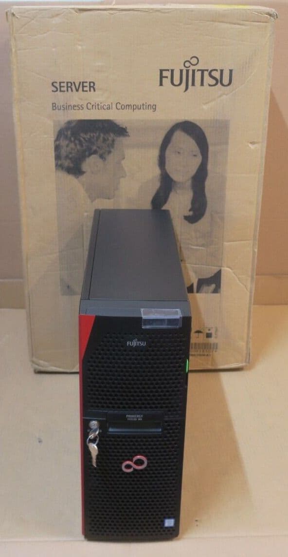 NEW Fujitsu Primergy TX1330 M4 Six-Core E-2136 16GB RAM 8x 2 5" Bay ...