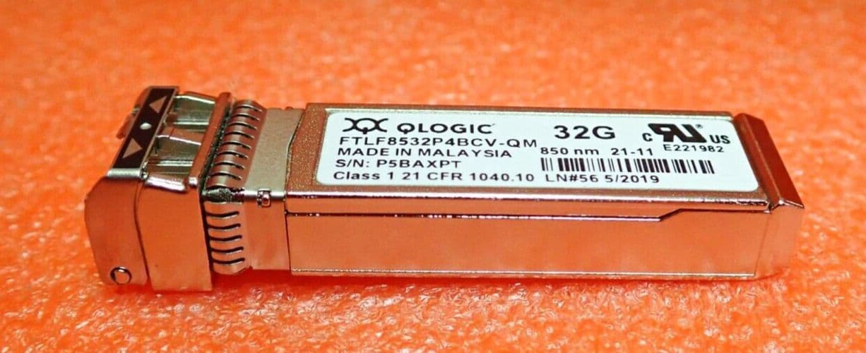 New Fujitsu QLogic 32Gb 850NM SW LC SFP28 FC Transceiver Module ...