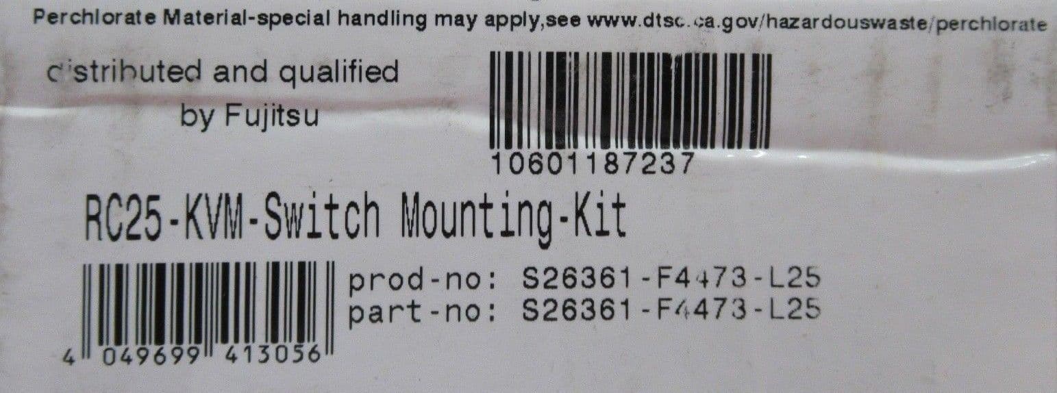 NEW Fujitsu RC25-KVM-Switch Mounting Kit With Cables S26361-F4473-L25