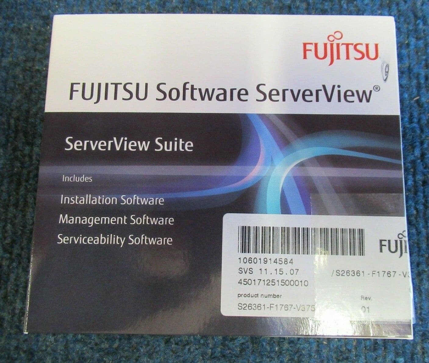 New Fujitsu S26361-F1767-V375 ServerView Suite DVD Management ...