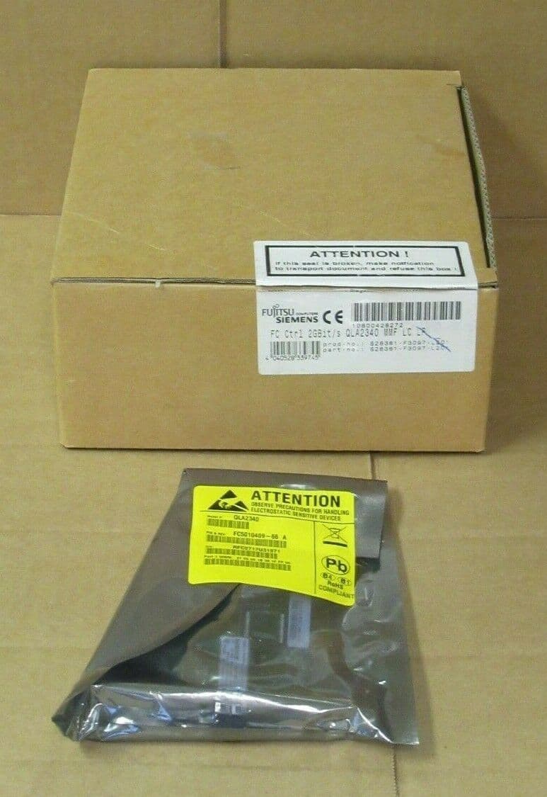 New Fujitsu S26361-F3097-L201 2GBit/s QLA2340 MMF LCLP 2120 Mbits Fibre ...