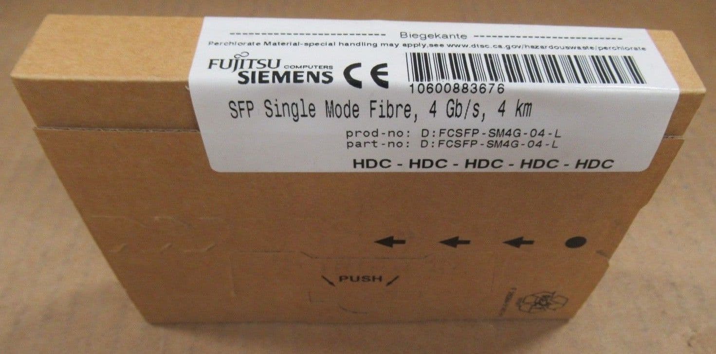 New Fujitsu SFP Single Mode Fibre 4Gb/s 4km transceiver Module D FCSFP ...