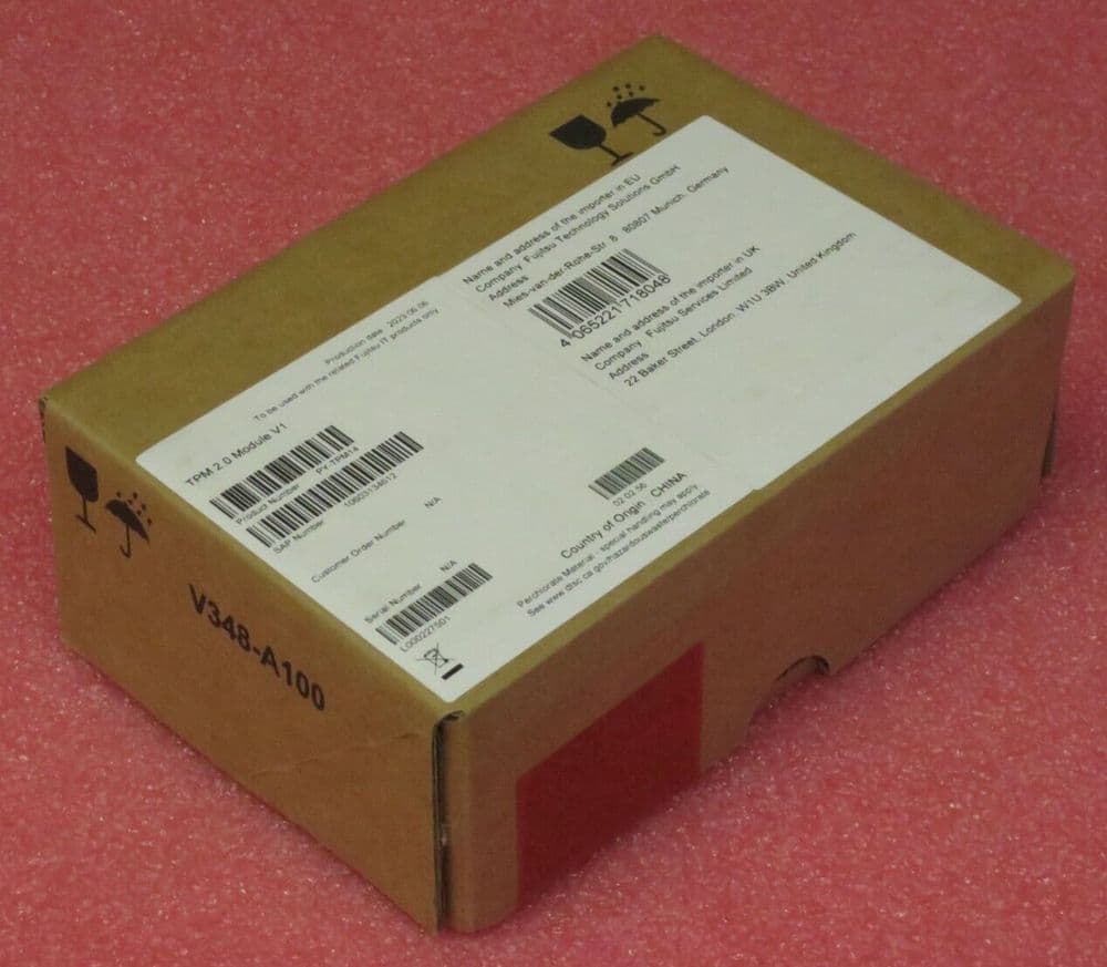 NEW Fujitsu TPM Module 2 0 v1 for M6 PY-TPM14 10603134612 S26361-F3552-L401