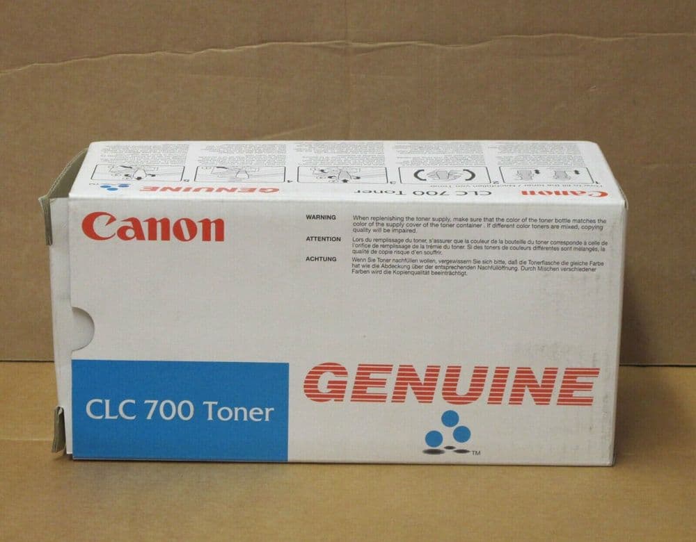 New Genuine Canon CLC 700 Copier Toner Cartridge Cyan CANCLC700C