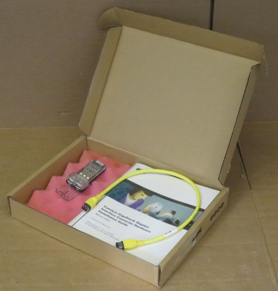 New Genuine Cisco Gigastack GBIC WS-X3500-XL Interface Converter Kit