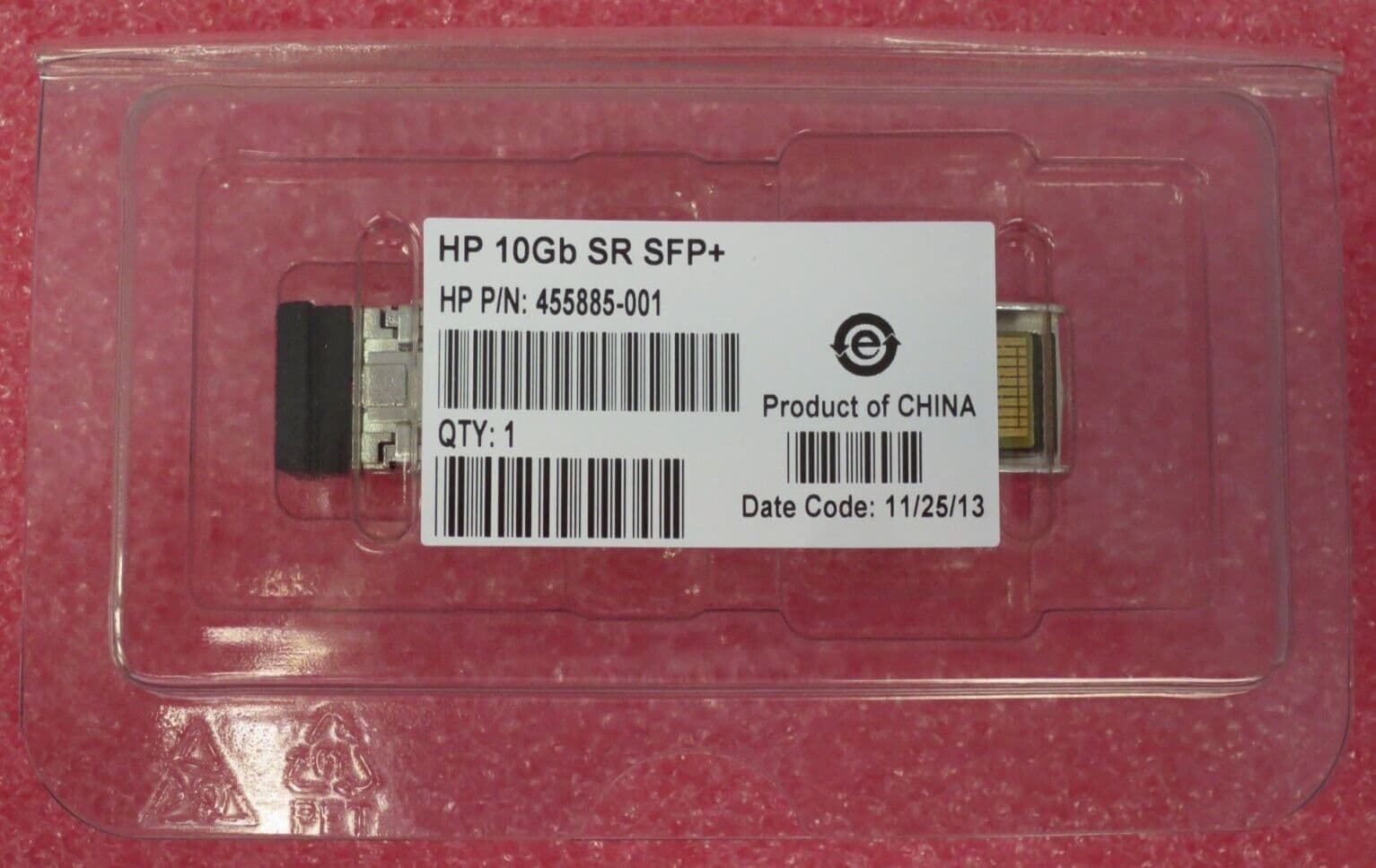 NEW HP 10GBase 850nm SFP SR Ethernet Transceiver Module 455885-001 ...