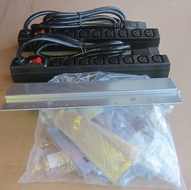 New HP 2 x Modular SC13 PDU Power Extension Bar Accessory / Mounting ...