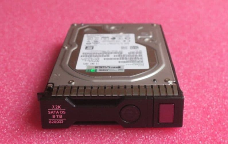 NEW HP 8TB 7 2K SATA 6G 512e 3 5" HDD Hard Drive in Caddy 820033-001 ...