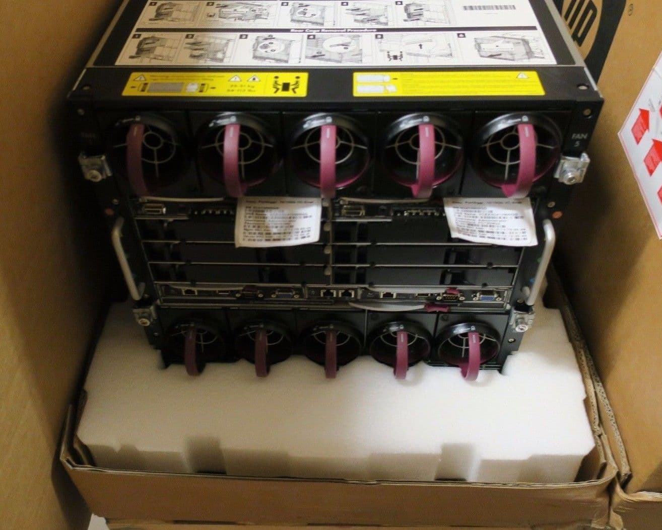 New HP BladeSystem C7000 Gen2 16x Blade Slot Chassis Enclosure BQ327A ...