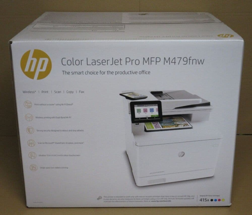 NEW HP LaserJet Pro MFP M479fnw 28ppm Colour Wireless Laser Printer ...