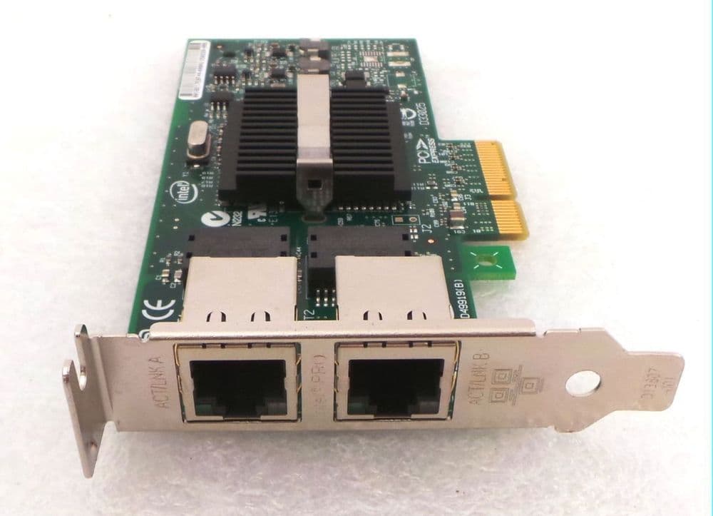 New HP NC360T 412651-001 412646-001 PCI Dual Port Gigabit Network Adapter Card