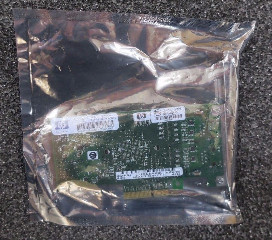 New HP NC360T 412651-001 PCI-E Dual Port Gigabit Network Adapter Card FH