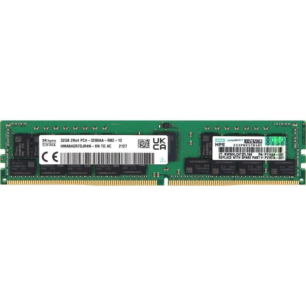 NEW HPE 32GB PC4-3200A ECC REG RAM Memory RDIMM P11444-091 P21674-001 ...