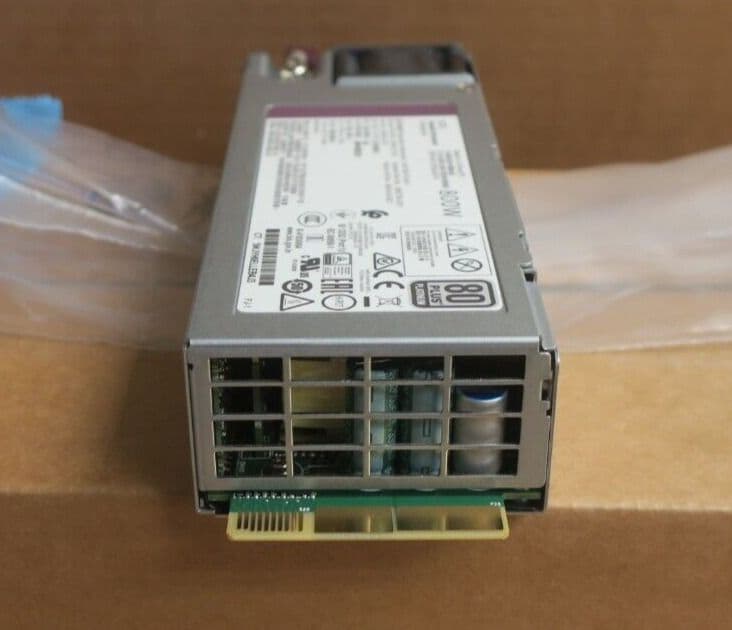 NEW HPE 800W 80Plus Platinum Hot-Plug -48VDC Power Supply 865434-B21 ...