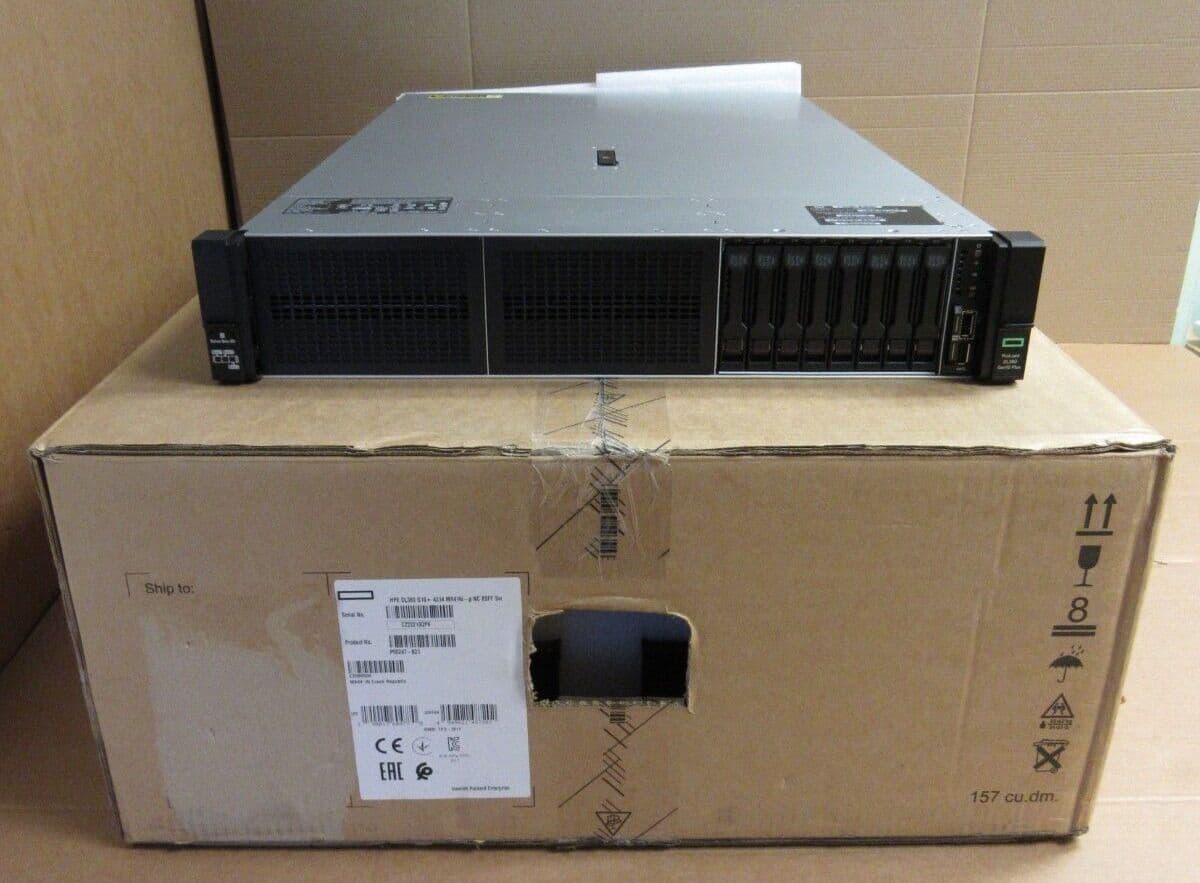 New HPE ProLiant DL380 GEN10 PLUS CTO 2U Rack Mount Server P55247-B21 ...