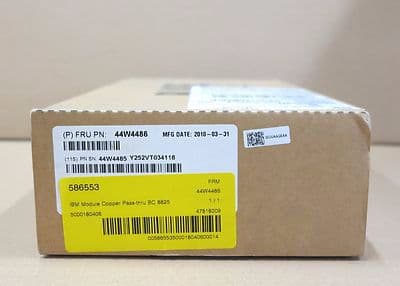 NEW IBM Intelligent Gigabit Copper Pass-Thru Module 44W4486 44W4485