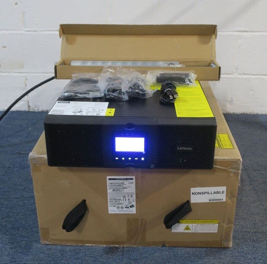NEW IBM Lenovo 5kVA 5000VA 4500W 3U Rackmount 55945KX UPS 240V 1PH NMC ...