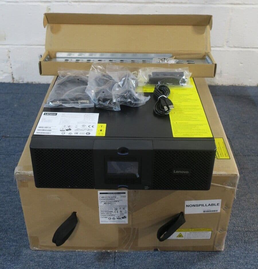 NEW IBM Lenovo 5kVA 5000VA 4500W 3U Rackmount 55945KX UPS 240V 1PH NMC ...