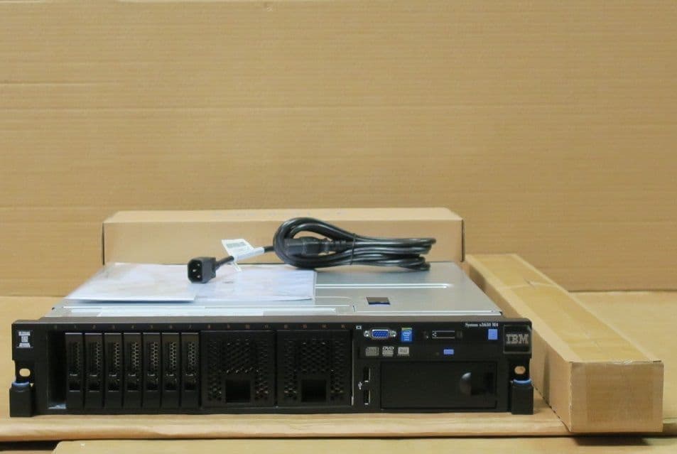NEW IBM System x3650 M4 Xeon EIGHT CORE E5-2660 2 60GHz 2U Rackmount Server