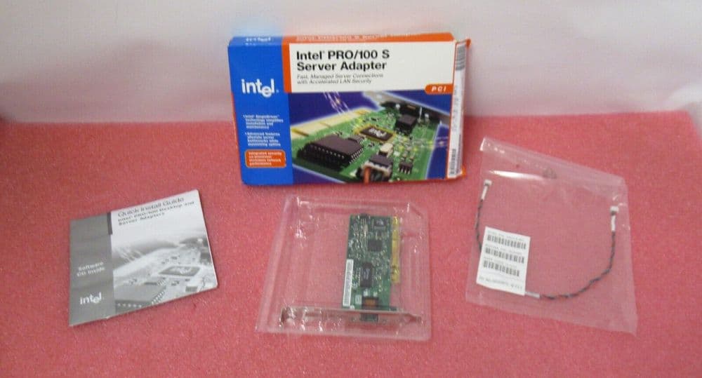 New Intel D33025 752438-010 PRO/100 Single Port RJ45 PCI Server Network ...