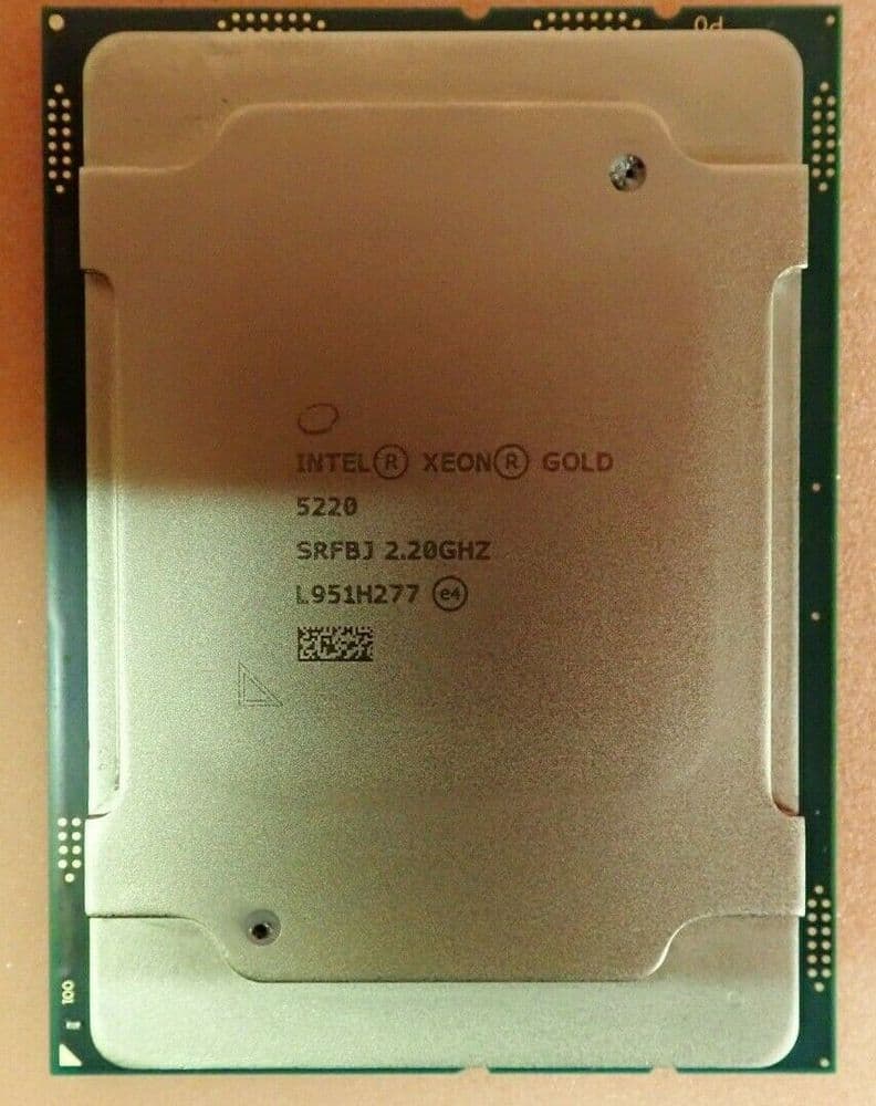 New Intel Xeon Gold 5220 Eighteen-Core 2 2GHZ SRFBJ LGA3647 Server CPU ...
