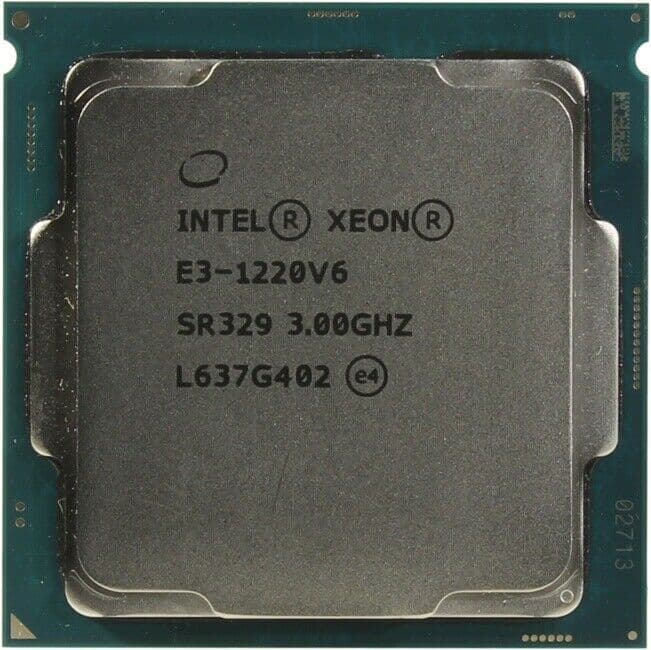 NEW Intel Xeon Quad Core E3-1220v6 Processor 3GHz 8M Cache LGA1151 CPU SR329