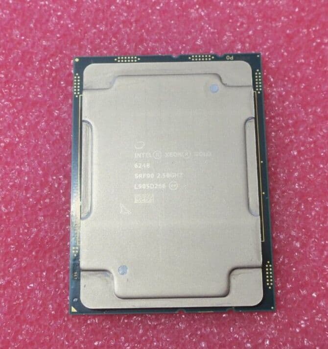 NEW Intel Xeon Twenty-Core Gold 6248 2 50GHz SRF90 LGA3647 Server CPU ...