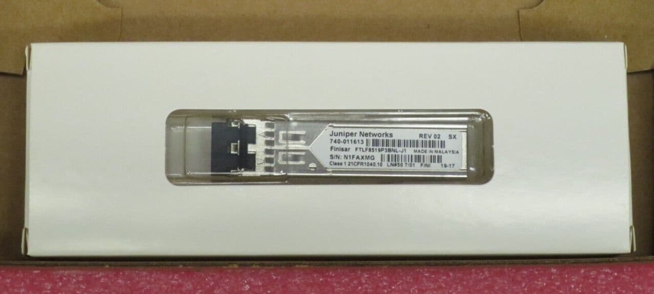 NEW Juniper EX-SFP-1GE-SX 1Gb/s Duplex LC MMF SFP Transceiver Module ...
