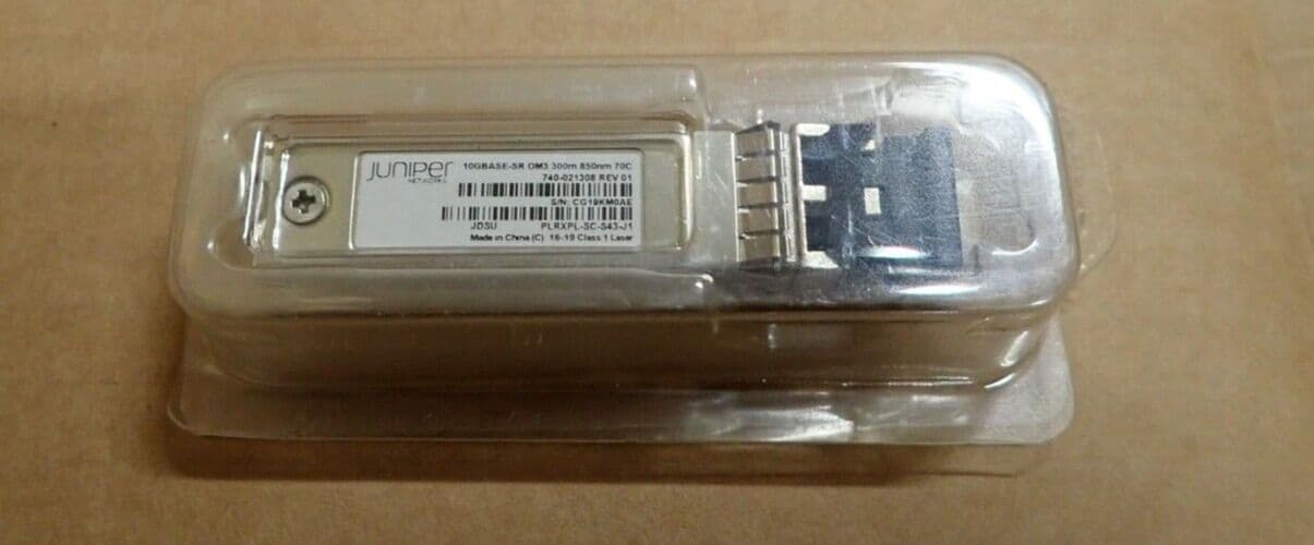 NEW Juniper JDSU 10GBase-SR SFP Transceiver Module 740-021308 PLRXPL-SC ...