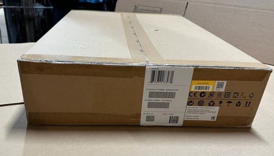 New Juniper Networks EX4600-40F-AFO 24 x 10Gb SFP 4x 40Gb QSFP Ports Switch