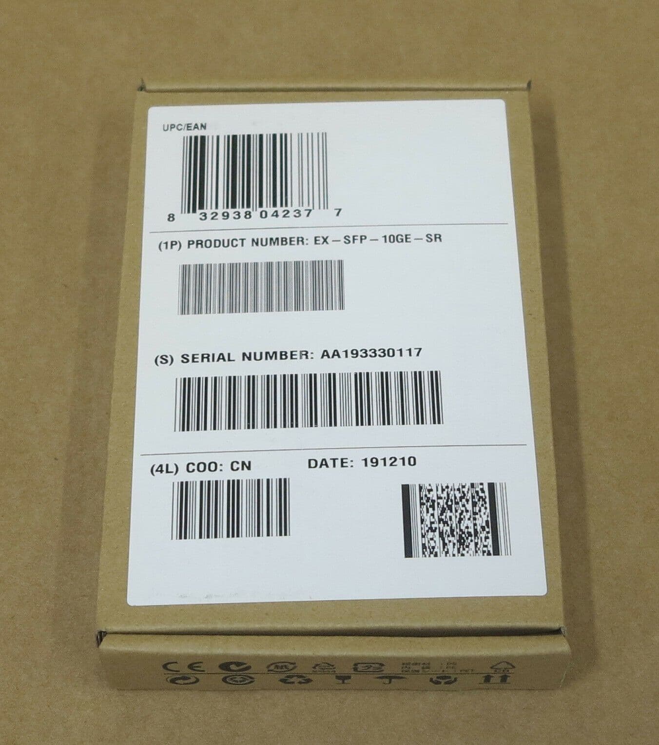 NEW Juniper NetworksEX-SFP-10GE-SR 10GBASE-LR 850nm 300m SFP Transceiver