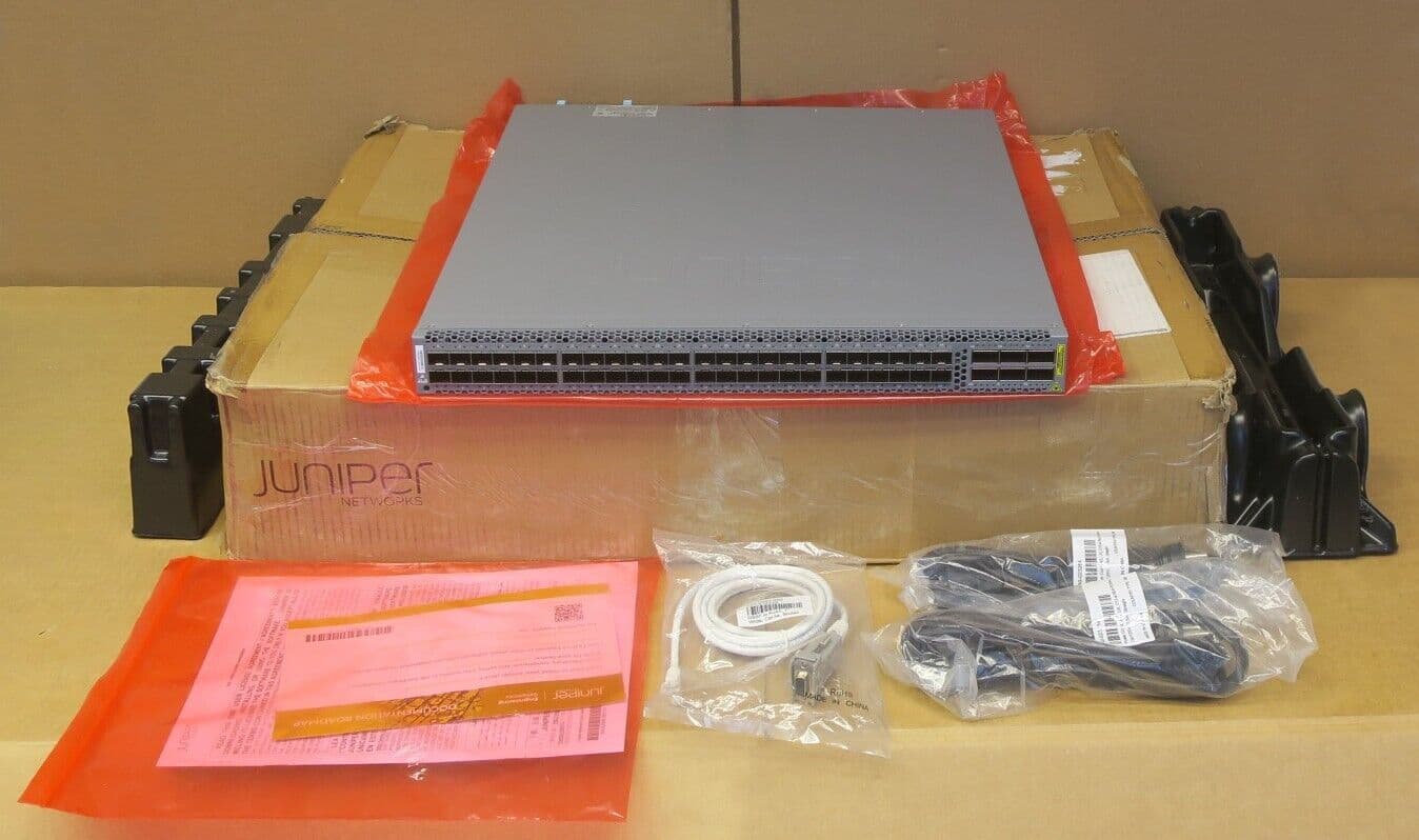 New Juniper QFX5100-48S 48x 1/10Gb SFP/SFP 6x 40Gb QSFP Port Ethernet ...
