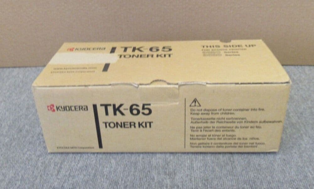 New Kyocera 370QD0KX TK-65 Black Toner Cartridge For 3800 3820 3830 ...